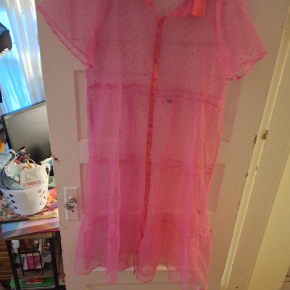 Fantastic Fawn | Dresses | Fantastic Fawn Pink Sheer Dress | Poshmark